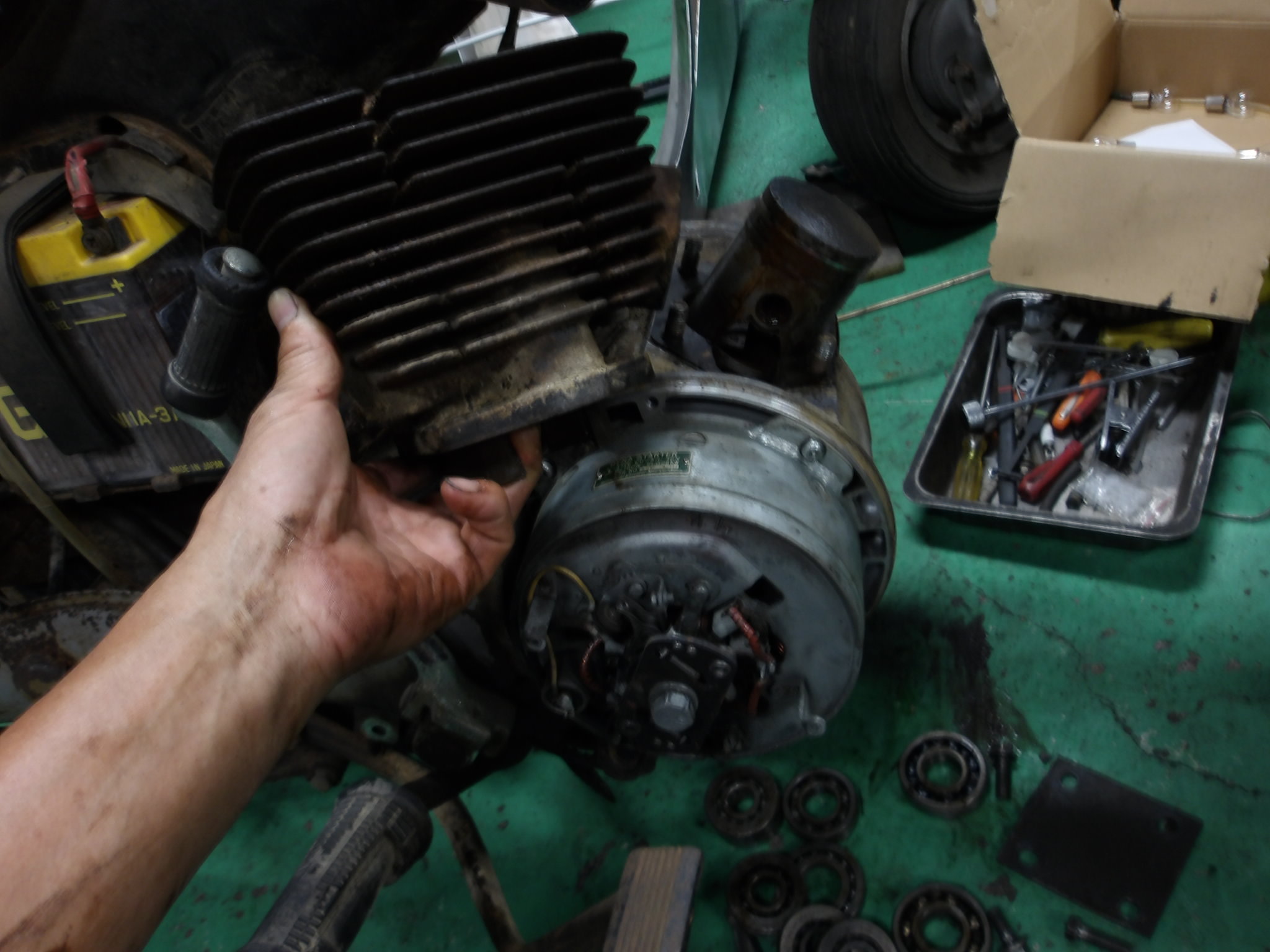 トーハツ ハリーTA250の商品化作業 3 シリンダー: レストアくんのブログ